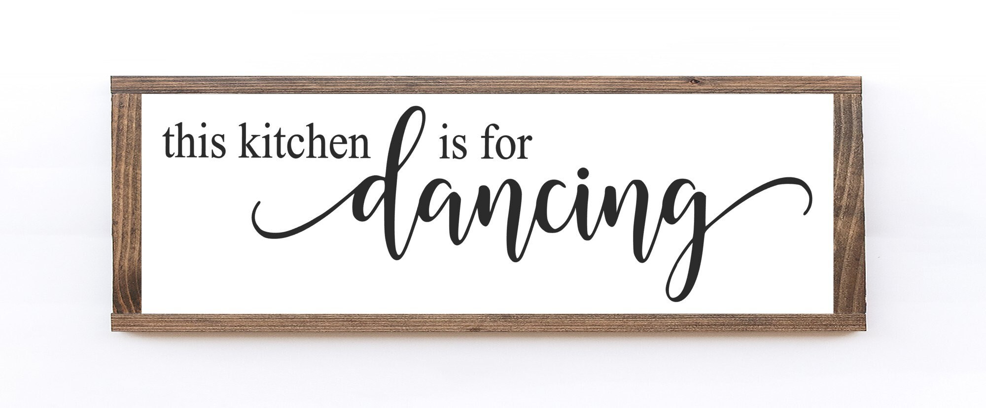 This Kitchen is for Dancing Wood Sign || Kitchen Sign || Cute Kitchen ...