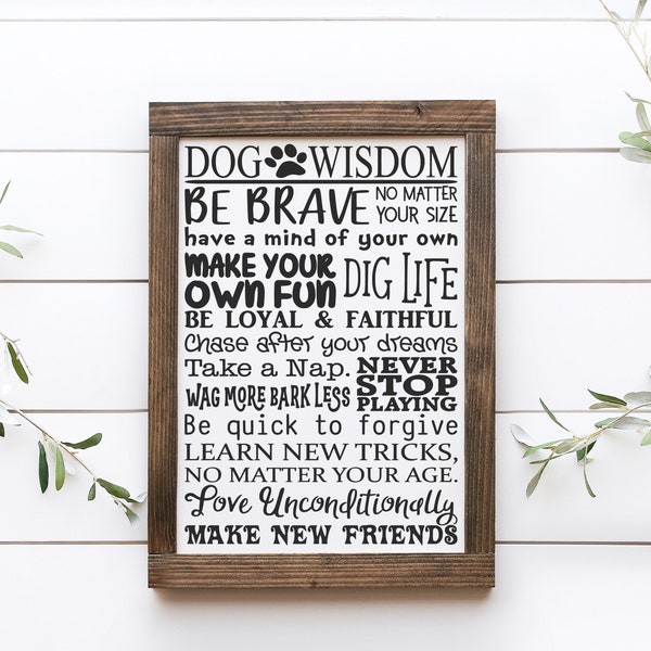 Dog Wisdom - Etsy