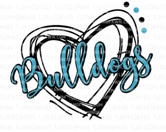 Bulldog cheer svg | Etsy