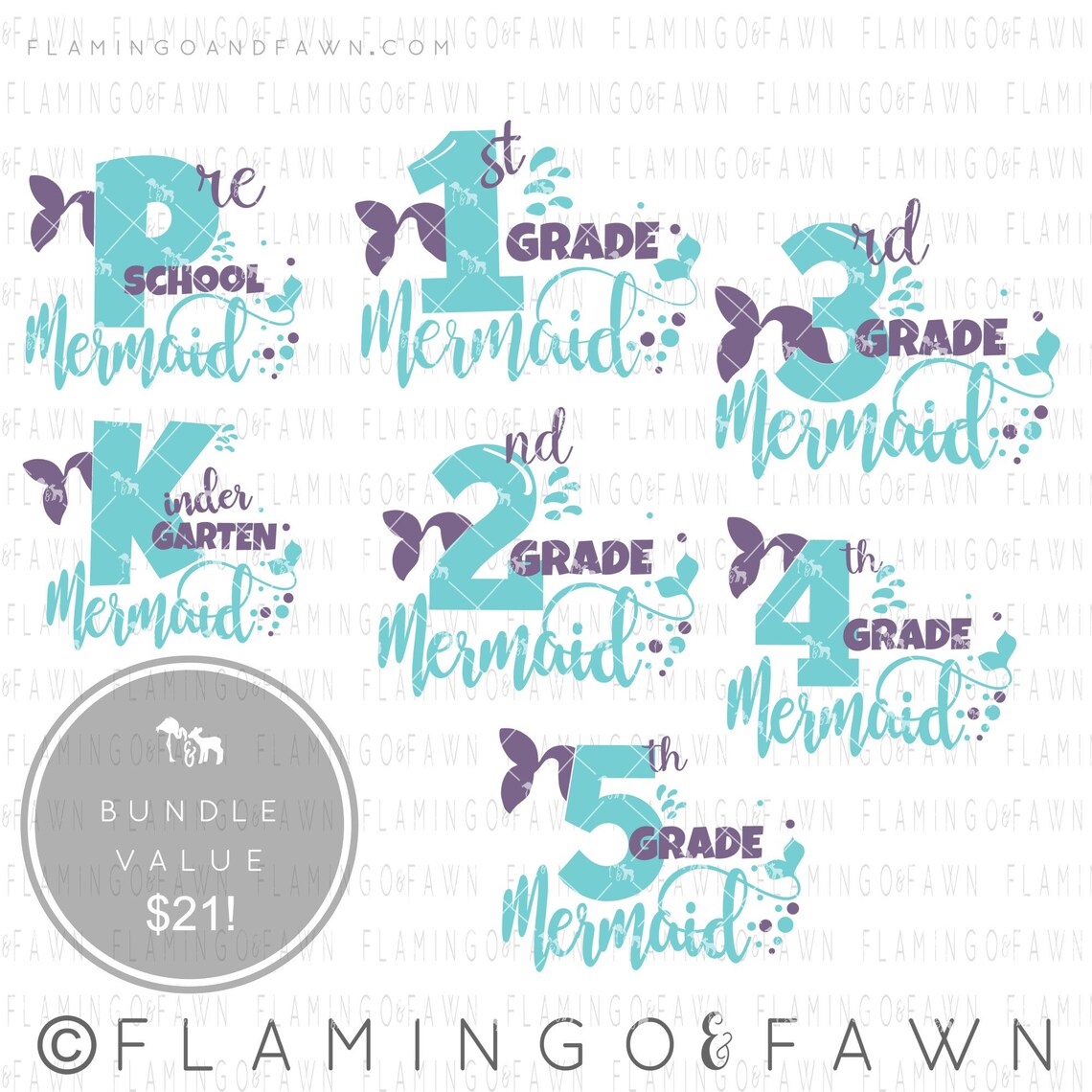 Back to School Mermaid Svg Back to Shool Bundle Svg 1st | Etsy
