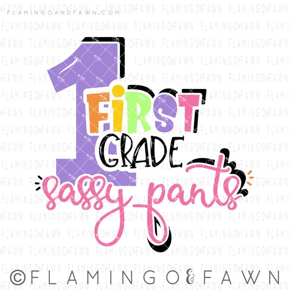 1st Grade Girl Shirt Svg Cut File or Sublimation Design Sassy | Etsy