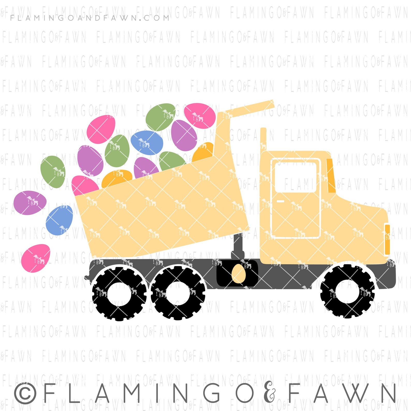 Boy Easter Svg Dump Truck Svg Easter Svg Files Easter Boy | Etsy