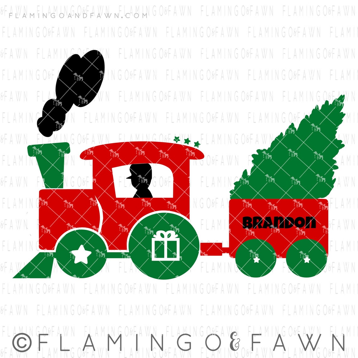 Christmas Train Svg Png Clipart for Shirt or Cutting Projects. - Etsy