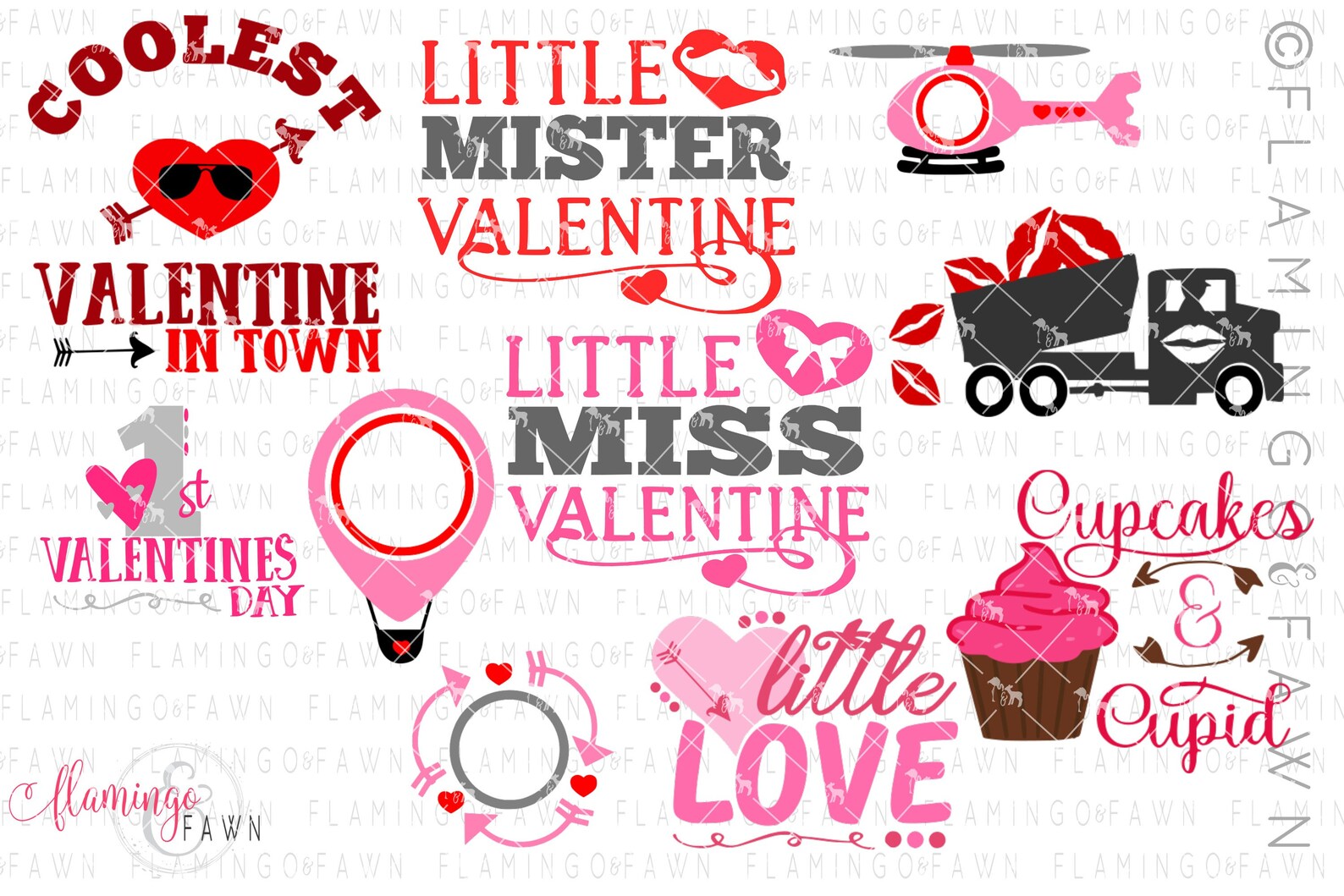 Valentine Bundle Svg Files Svg Valentines Vanlentines Day - Etsy