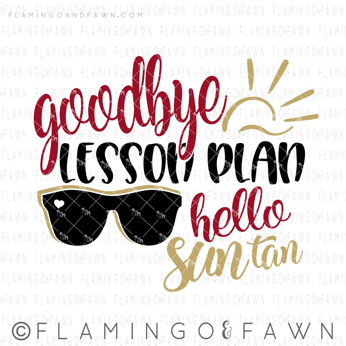Summer Teacher Svg Files Goodbye Lesson Plan Svg Teacher | Etsy