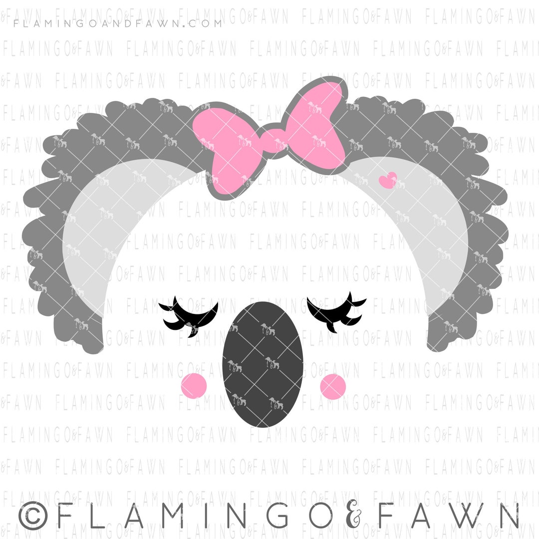 Koala Face Svg, Koala Svg, Koala Clipart, Koala Svg Files, Girl Svg ...