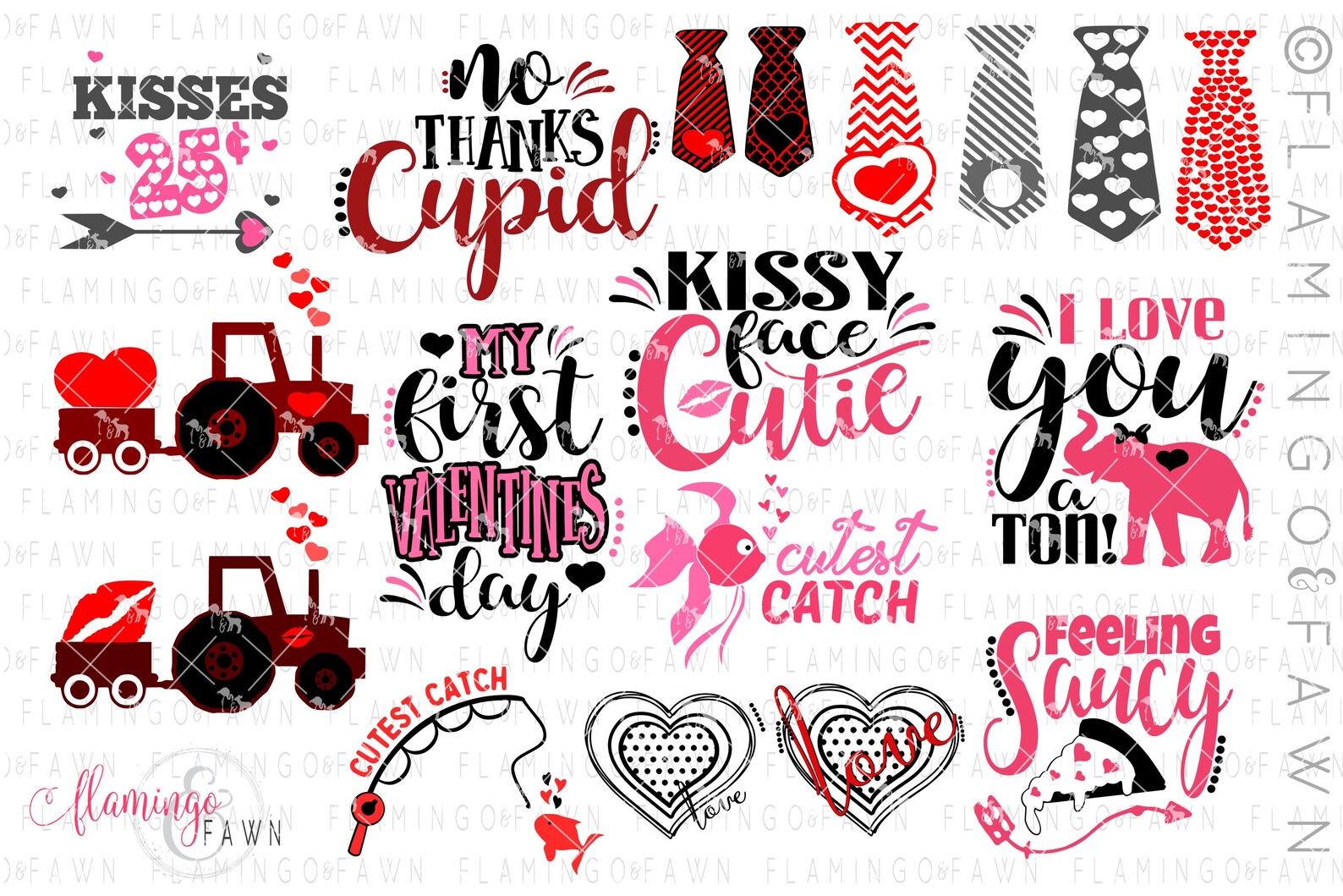 Valentine Bundle Svg Files Svg Valentines Vanlentines Day - Etsy