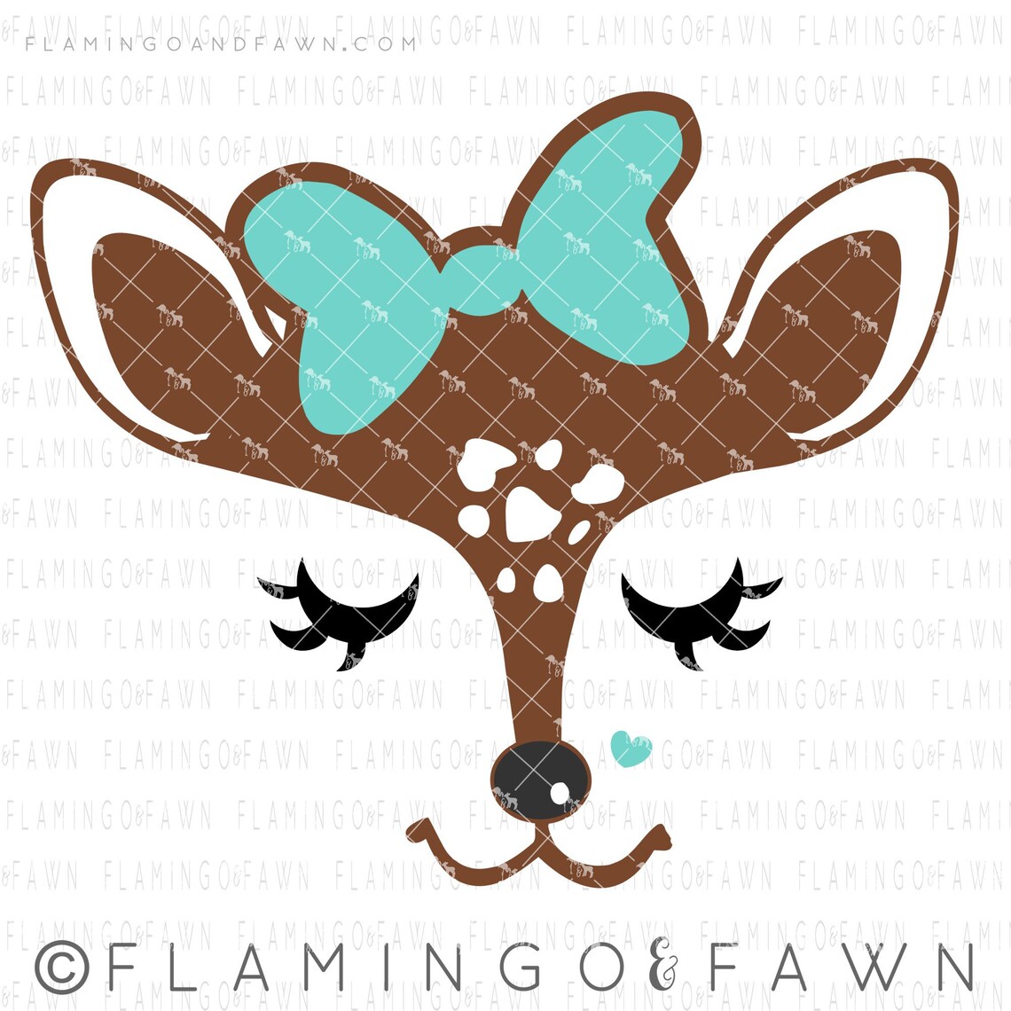 Fawn Face Svg Fawn Svg Deer Svg Wild Animal Svg Files Fawn - Etsy