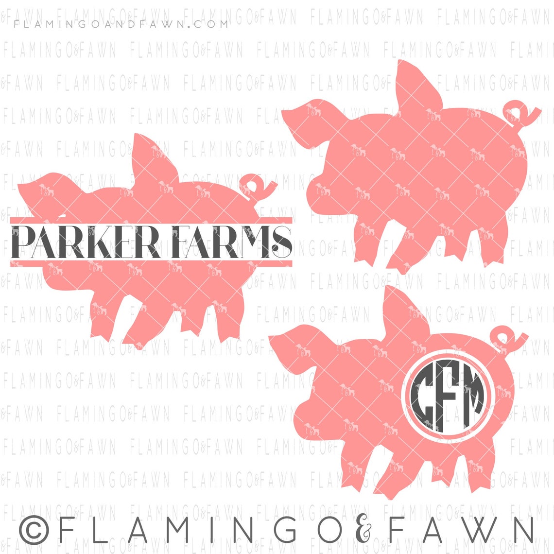 Pig Svg Show Pig Svg Pig Svg File Animal Svg Farm Svg - Etsy