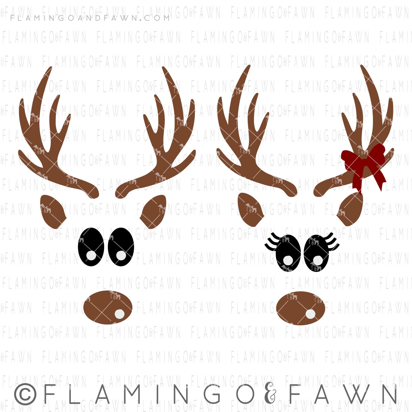 Renos cara archivos svg camisa de reno svg Navidad svg - Etsy España