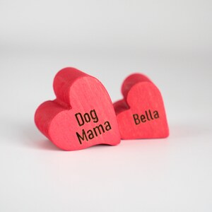 Apricot Cockapoo Small Figurine, Wooden Dog Statue With Engraved Love ...