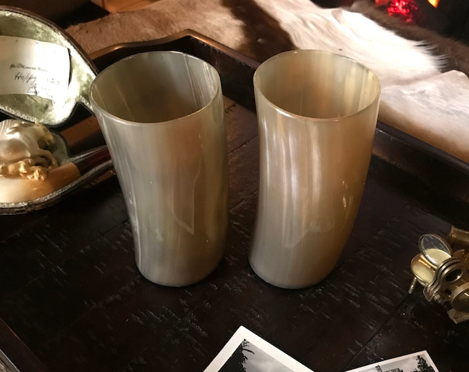 Natural Buffalo Horn Cup "the Cheif's Cup" - Etsy