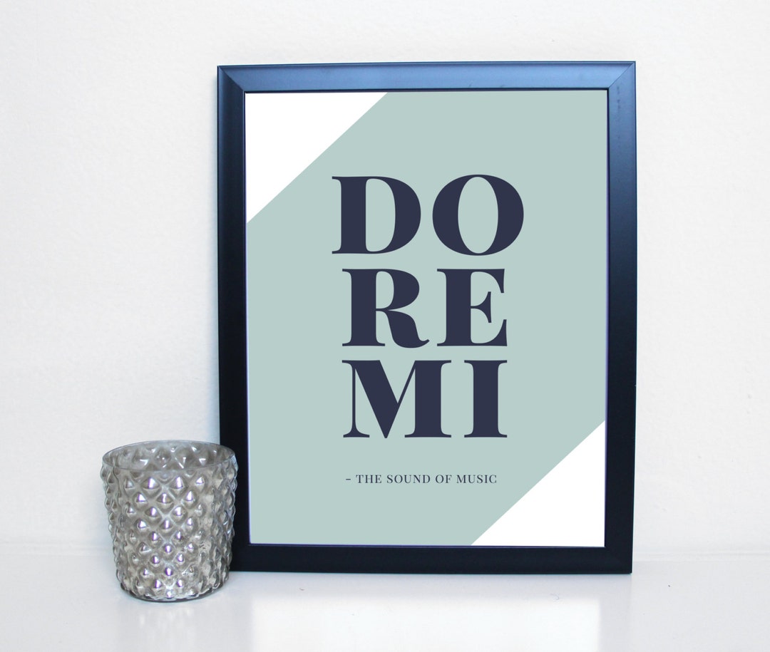 The Sound of Music: Do Re Mi, Broadway, Musical Theatre, Typography ...