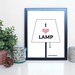 Anchorman: I Love Lamp, Film, Movies, Typography Printable, Instant ...