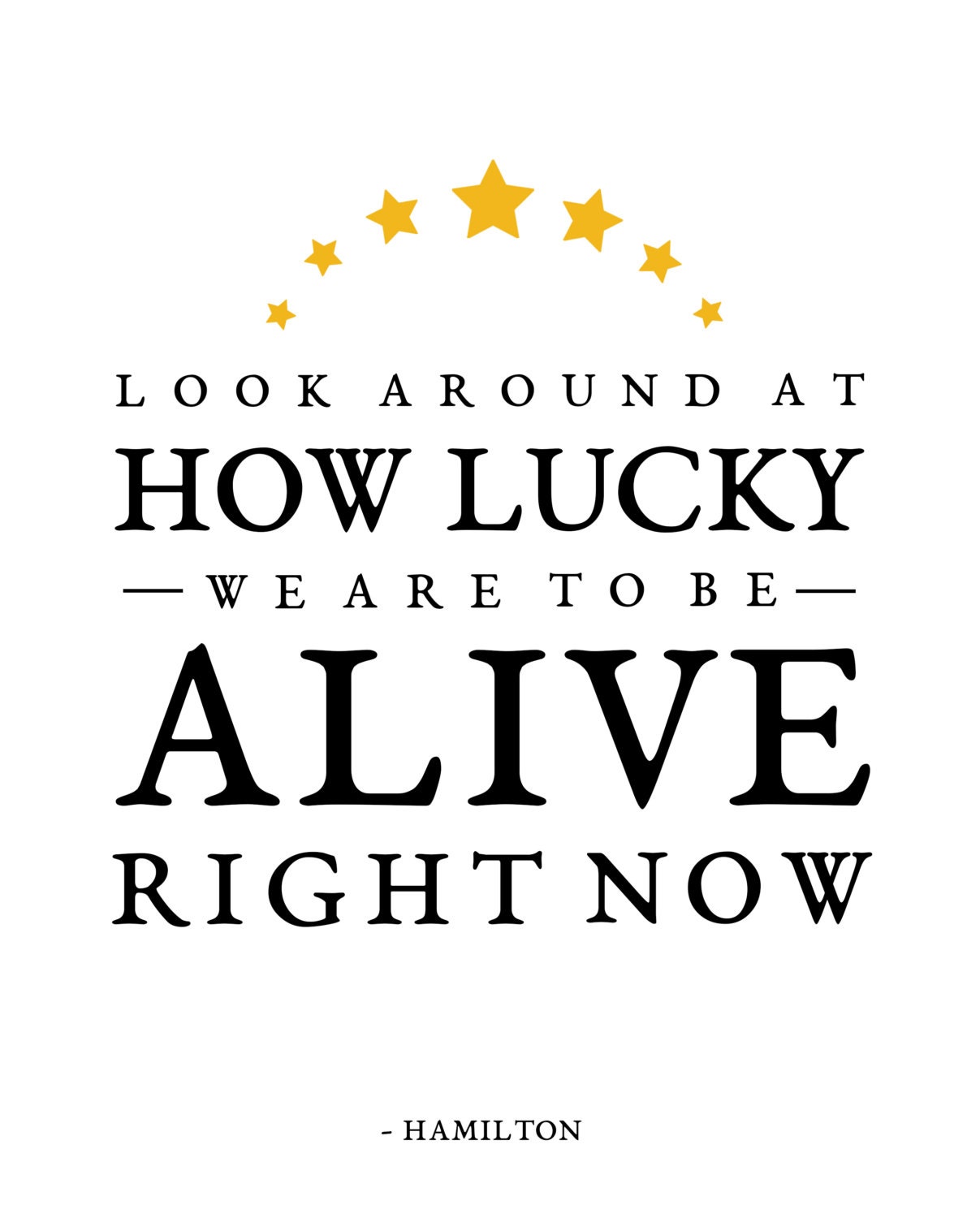 Hamilton: How Lucky We Are, Musical Theatre, Broadway, Typography ...