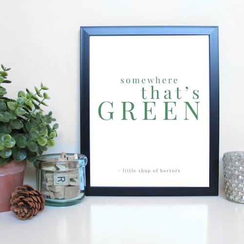 Somewhere That's Green Audrey Mug Little Shop of Horrors - Etsy