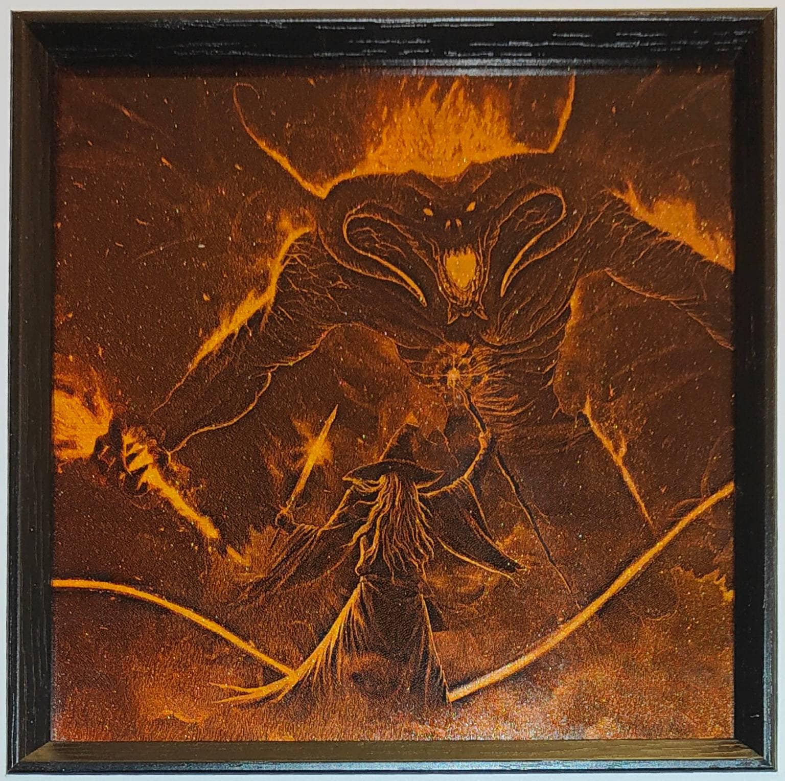 Laser Engraved Sheet Metal Art: Lord of the Rings - Etsy