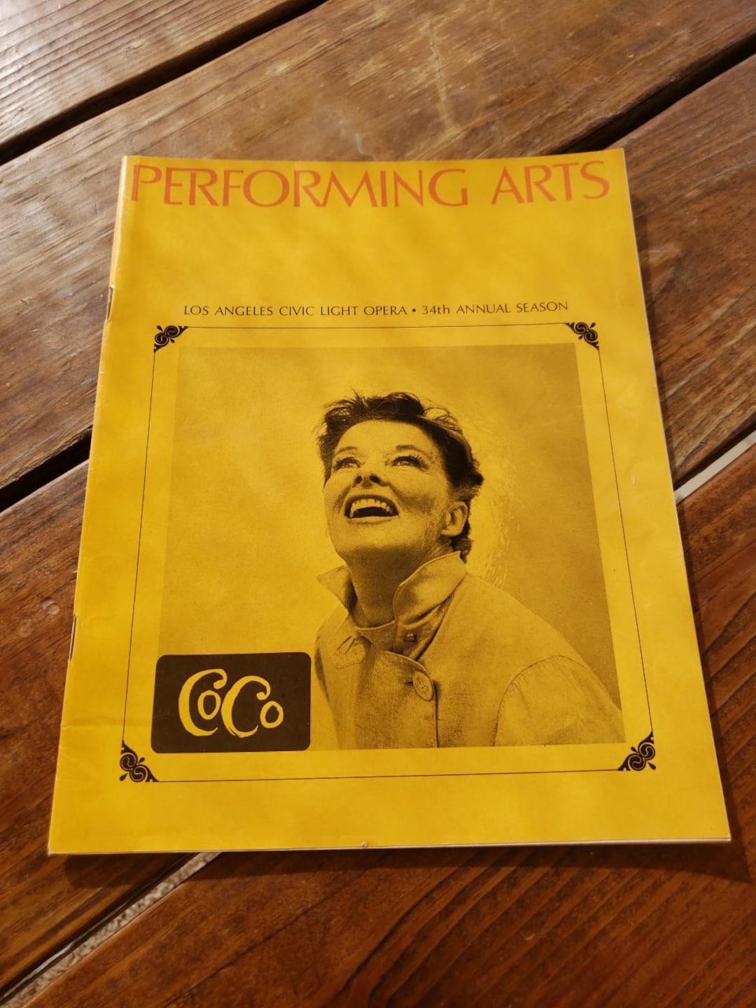 Original Playbill From the Los Angeles Civic Light Opera Production of ...