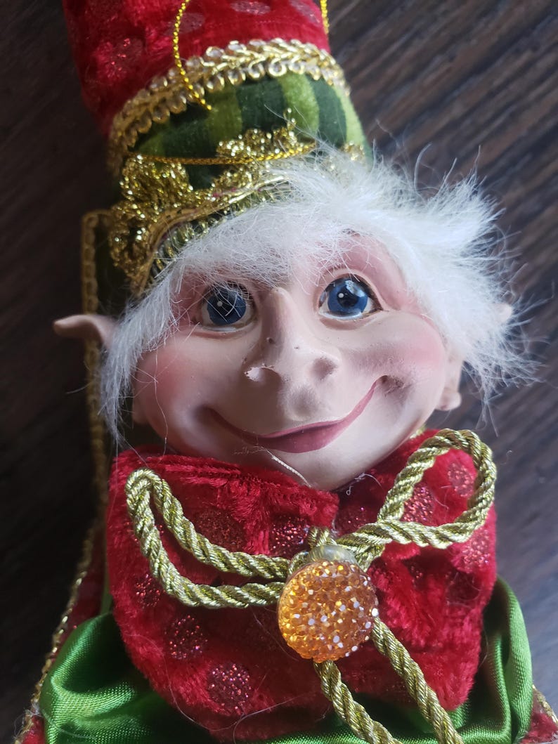 Vintage Christmas Ornaments -robert Stanley Elf Lot of 3 - Etsy