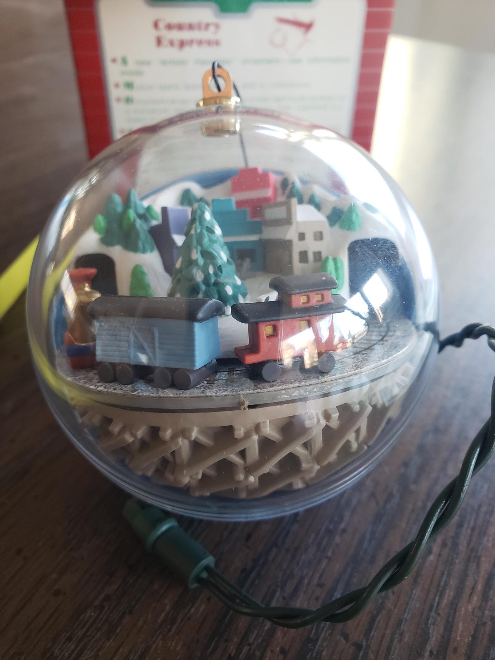 Vintage Christmas Ornament - Hallmark - Light and Motion - Etsy