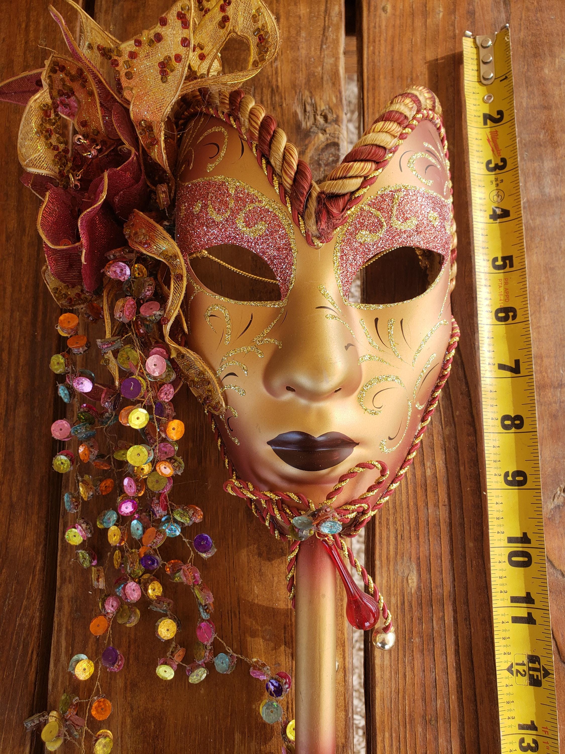 Handmade Vintage Venetian Style Mask | Italian Masquerade Mask ...