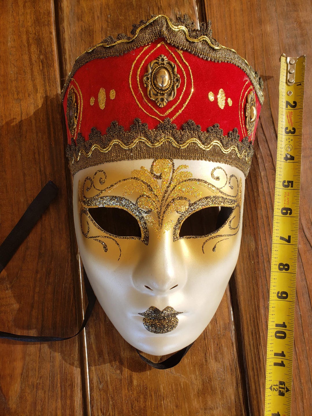 Handmade Vintage Venetian Mask | Italian Masquerade Mask | Elegant ...