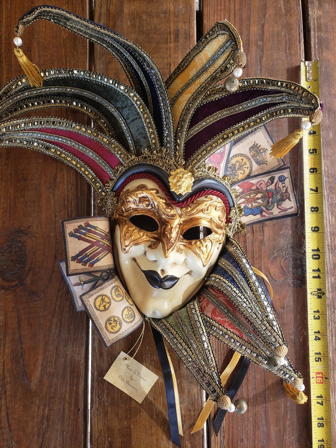 Handmade Vintage Venetian Mask | Italian Masquerade Mask | Elegant ...