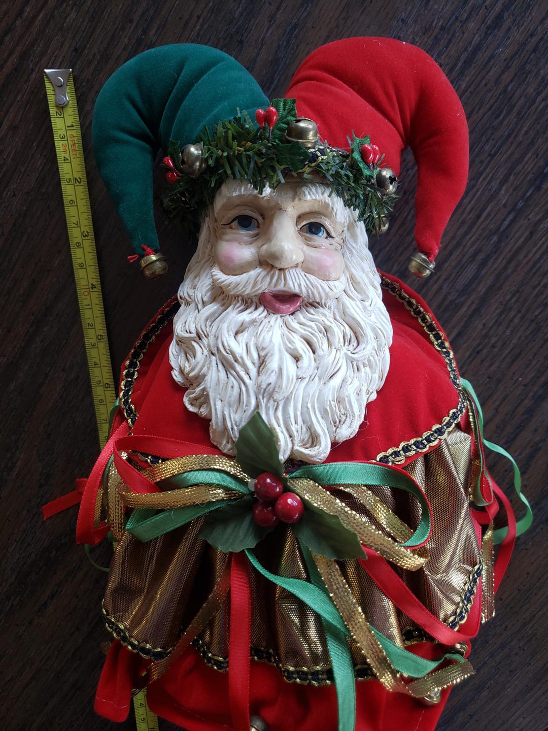 Vintage Christmas Tree Topper - Santa Claus - Etsy