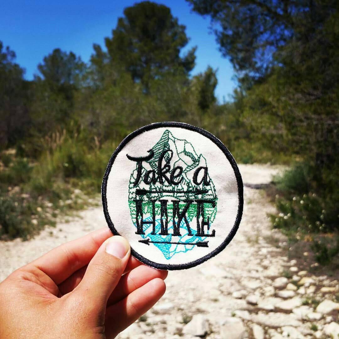 Take a Hike! Adventure Patch Embroidered Travelling Badge Gap Year ...