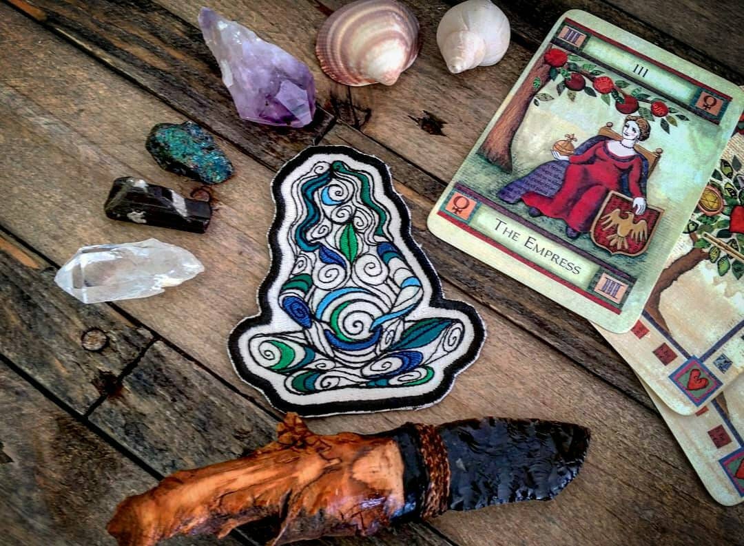 Goddess Patch Fertility Magic Mother Maiden Crone Motherhood Wiccan ...
