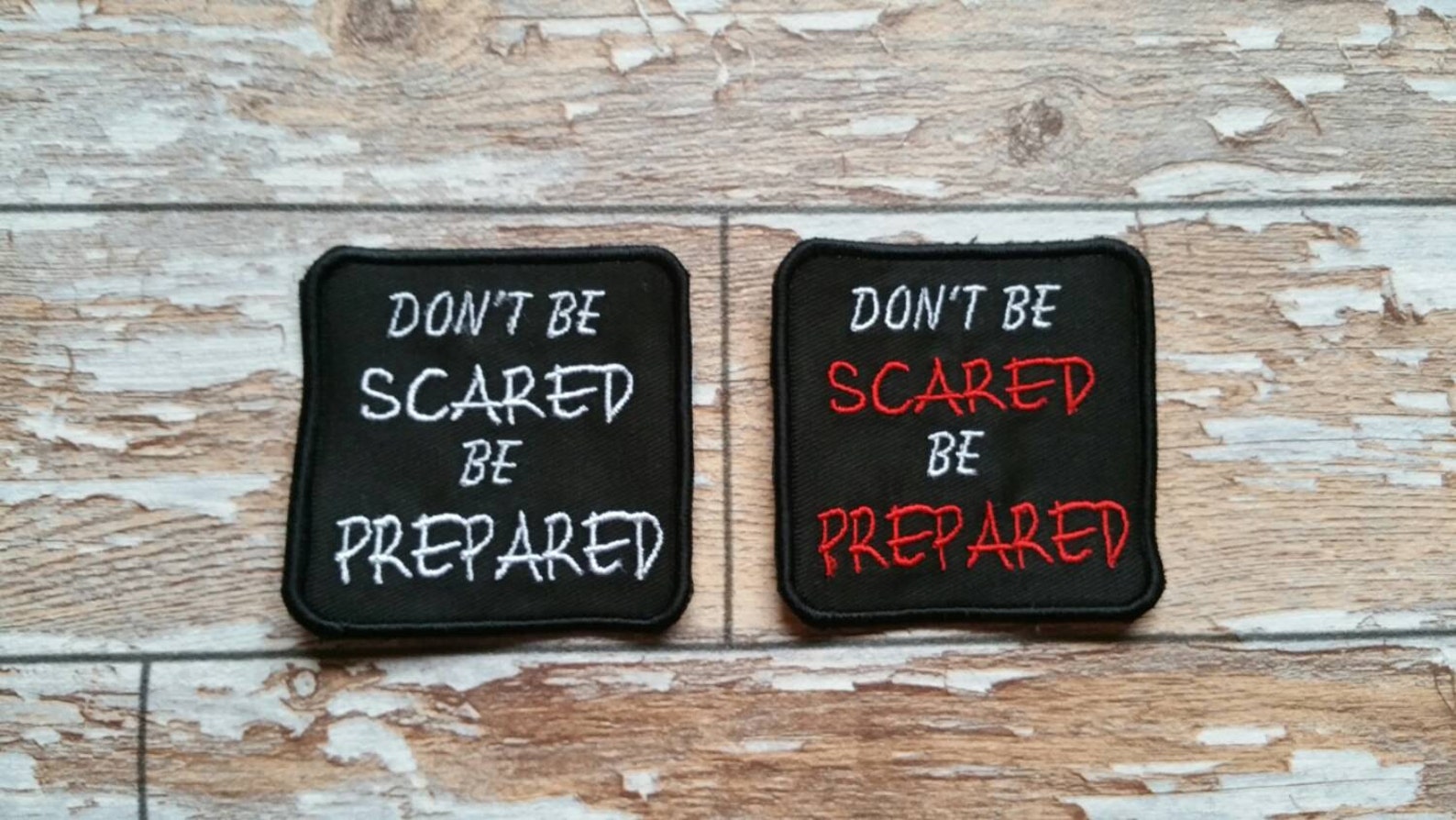 Don't Be Scared Be Prepared Patch Prepper Survival | Etsy Denmark