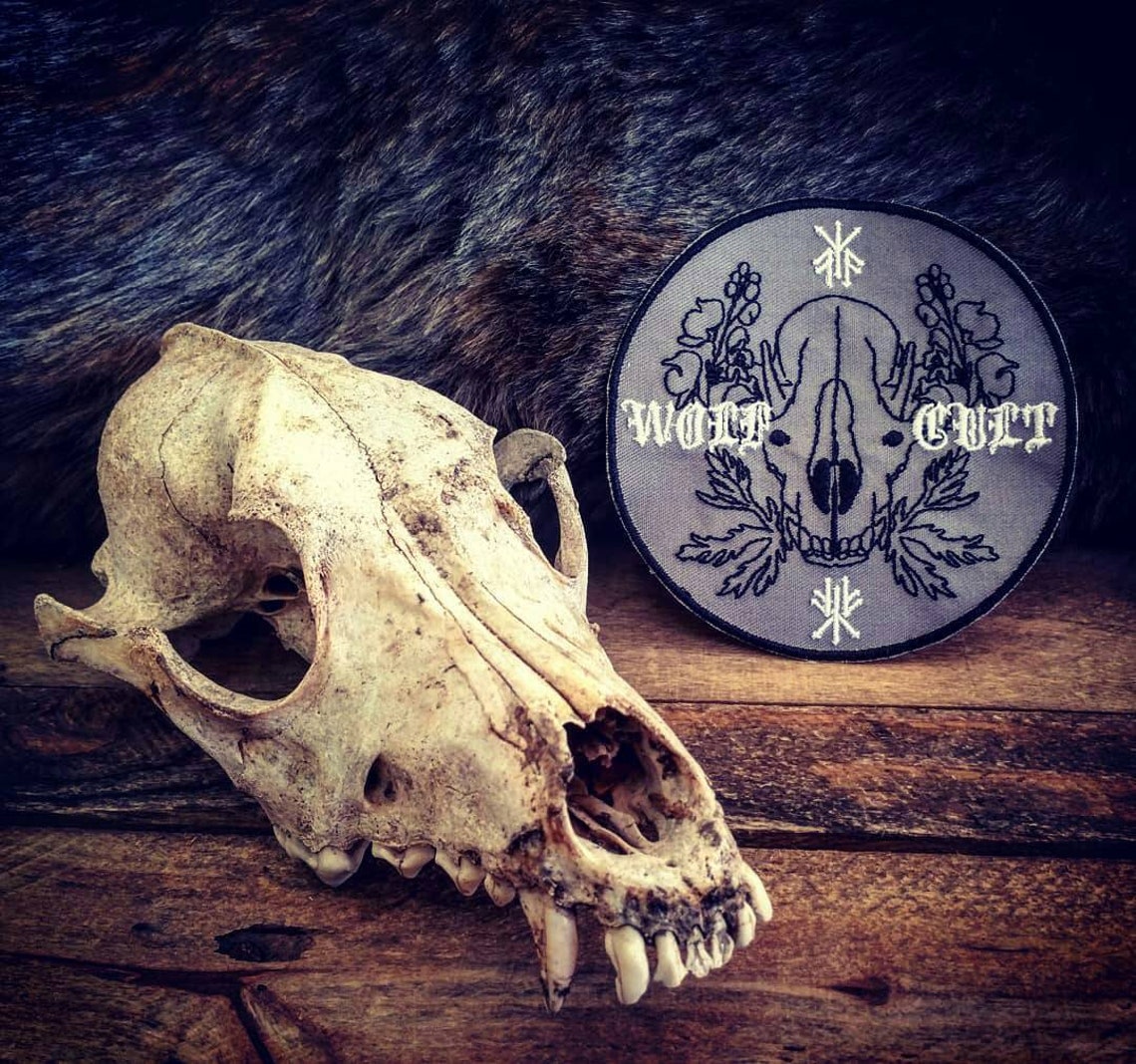 Wolf Cult Talisman Patch Ulfhednar Ulfhedinn Norse Pagan Asatru Heathen ...