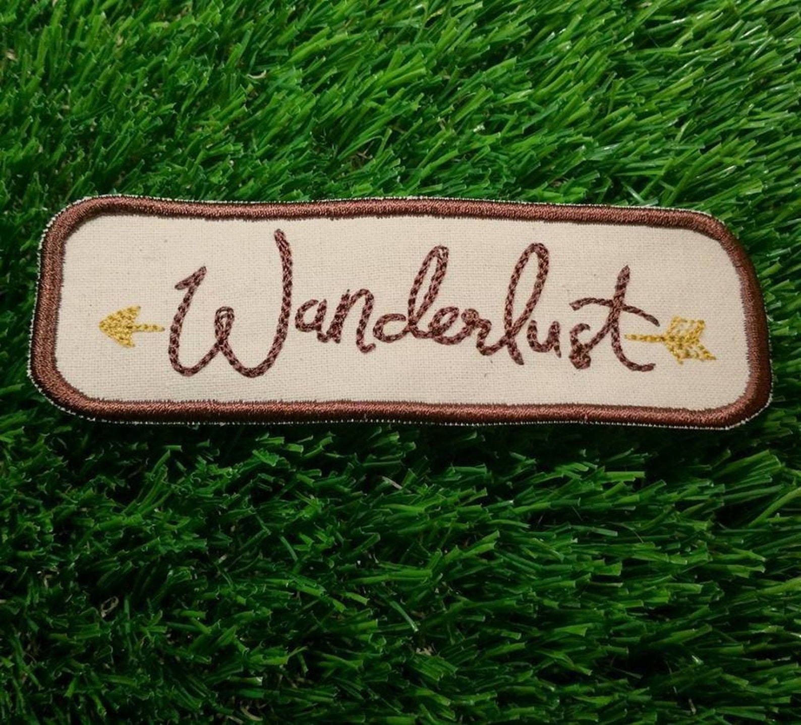 Wanderlust Adventure Patch Embroidered Travelling Badge Gap - Etsy