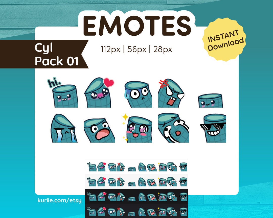10 Cyl Variety 01 Emotes | Palia | Emotes BUNDLE | for Twitch / Youtube ...