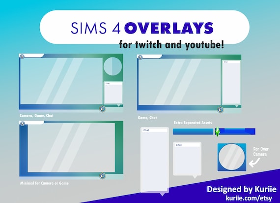 The Sims Stream Overlays INSTANT DOWNLOAD - Etsy UK