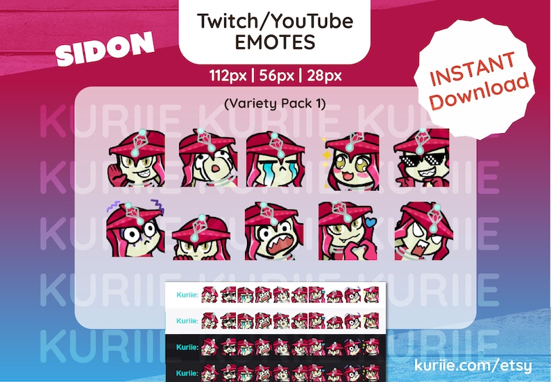 10 Sidon Tears of the Kingdom | (variety Pack 1) Emote BUNDLE | for ...