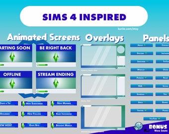 Splatoon Stream Overlay Package | Animated Screens | Overlays | Panels ...