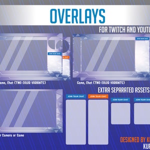 Overwatch! Stream Overlay Package | Animated Screens | Overlays ...