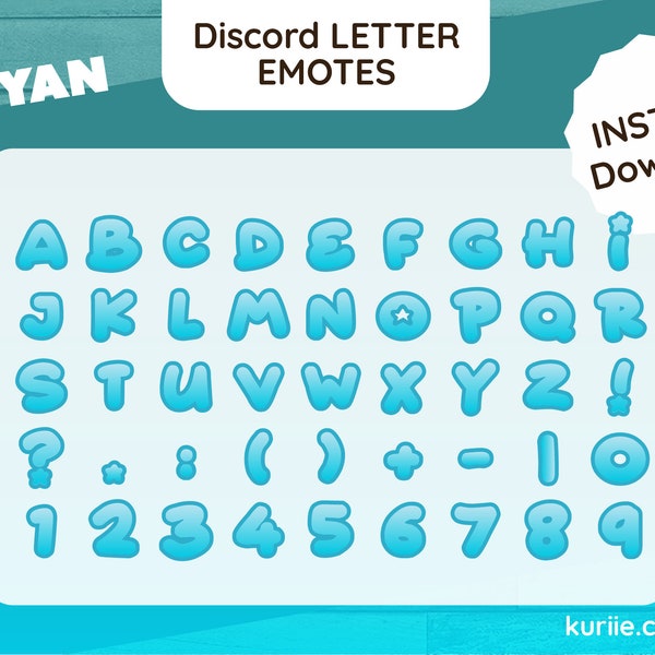 Emotes Letter - Etsy