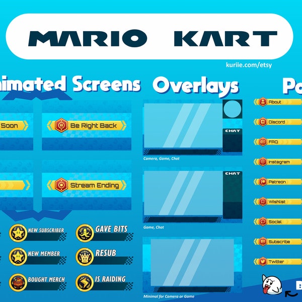 Mario Kart Stream - Etsy Mario Kart Stream - Etsy