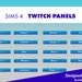 The Sims Stream Overlay Package | Animated Screens | Overlays | Panels ...