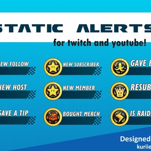 Mario Kart Stream Overlay Package | Animated Screens | Overlays ...