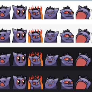 10 Gengar Meme Bundle Emotes | for Twitch / Youtube / Discord / Kick ...