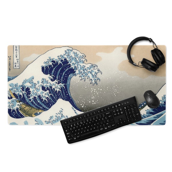 Great Wave Mouse Pad - Etsy