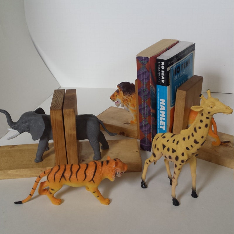 Animal Bookends - Etsy
