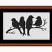 BIRD SILHOUETTE, Modern Cross Stitch Pattern, Downloadable Cross Stitch ...