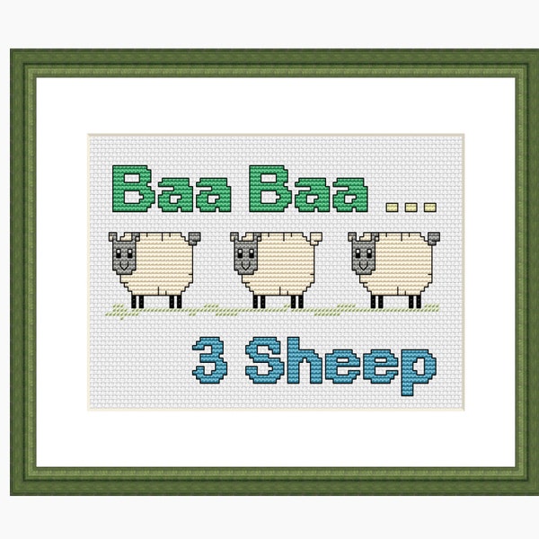 Sheep Cross Stitch - Etsy