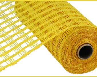 Yellow Flower Burlap | Etsy