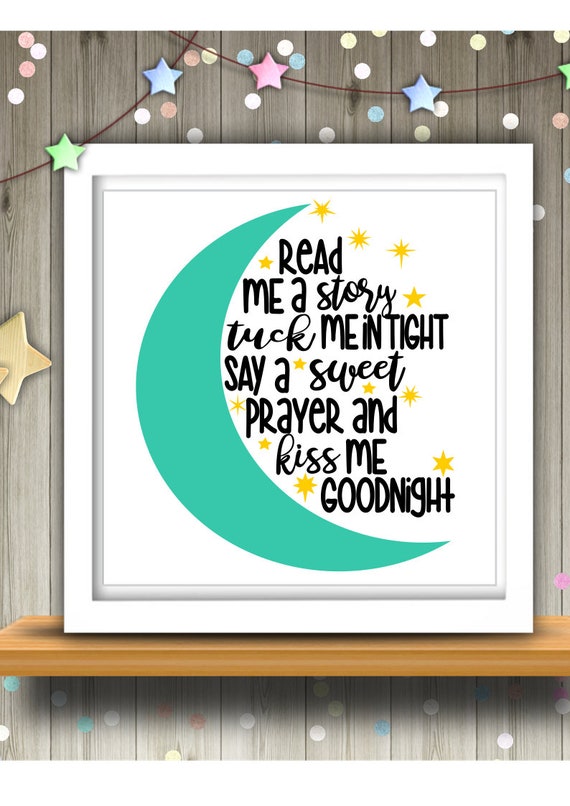 Read Me A Story SVG DXF EPS Ai Png Jpeg and Pdf Digital | Etsy