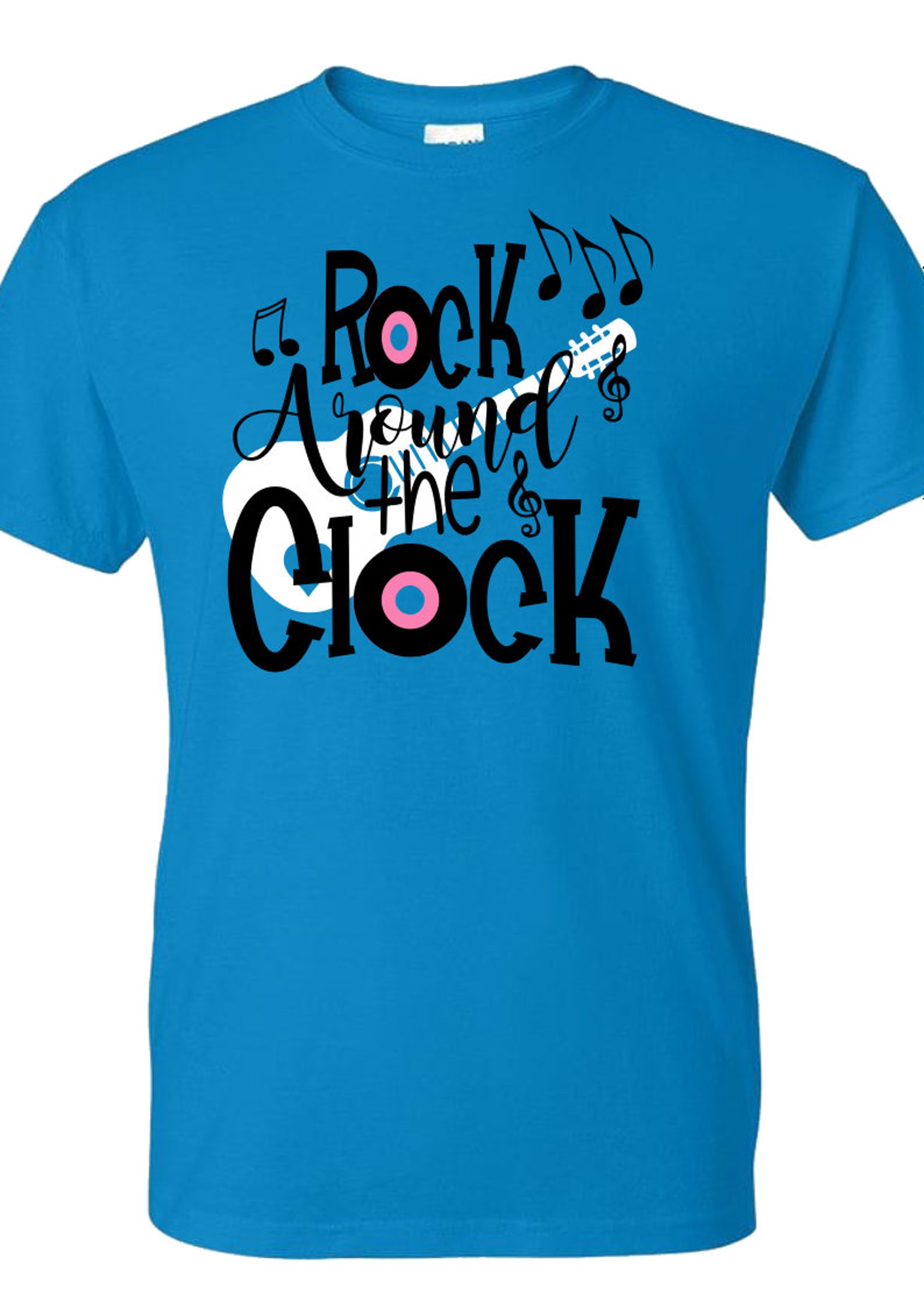 50's SVG Rock Around the Clock SVG Guitar SVG Music - Etsy